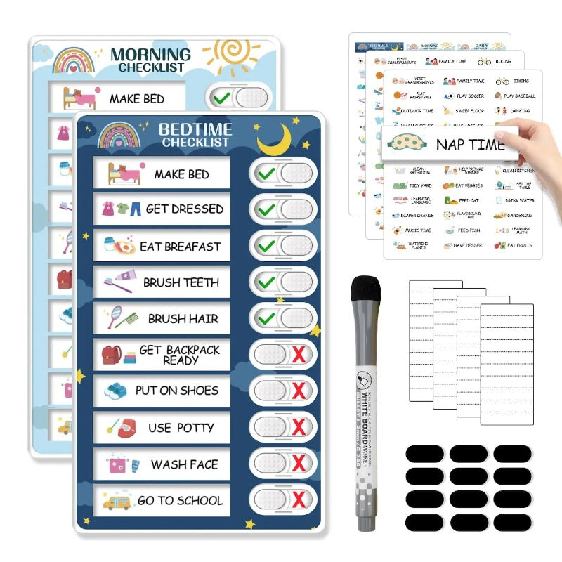 Interactive Magnetic Chore Chart – Funluluu